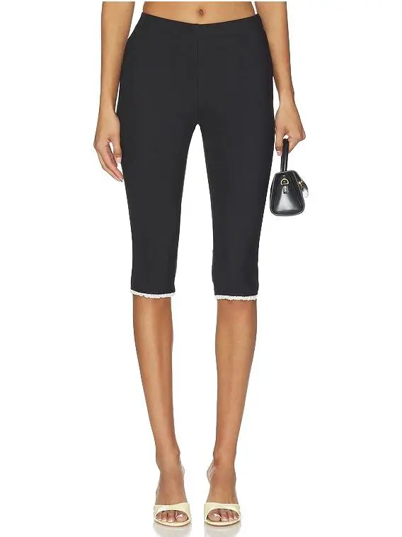 LISA SAYS GAH Bea Pedal Pusher Pants - Black