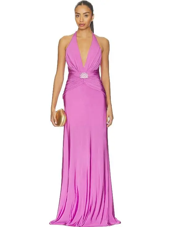 PatBO Gisele Jersey Maxi Dress - Fuchsia