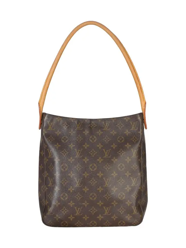 LOUIS VUITTON Monogram Canvas Looping Gm Shoulder Bag - Brown