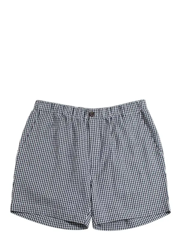 FAR AFIELD Gingham Dekk Shorts - Blue