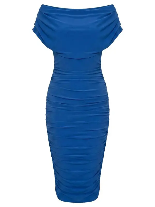 ATOM LABEL Oxygen Dress - Blue