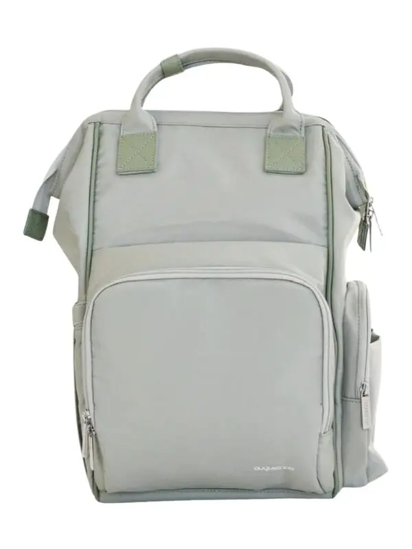 AUGUSTNOA Diaper Bag With Laptop Sleeve And Insulated Bottle Holders - Green