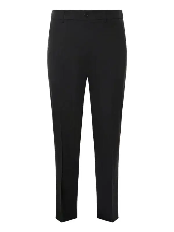 BE ABLE Tailored Trousers With Elasticated Waistband - Black