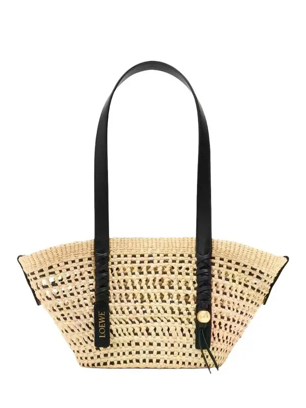 Loewe Braided Basket Tote Bag - Neutrals