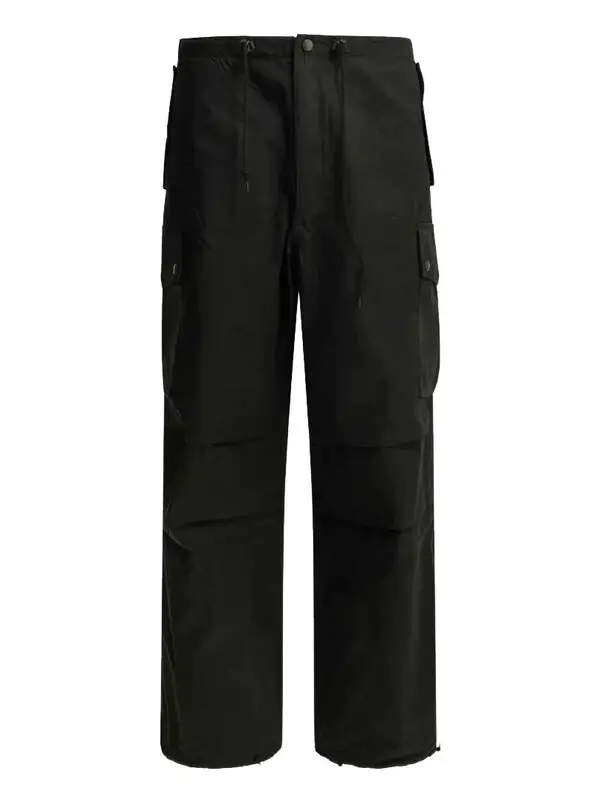 Needles Multi-pocket Drawstring Cargo Pants - Black