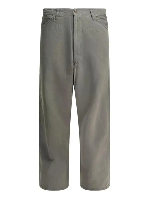 BEAMS Straight-leg Cotton Workwear Trousers - Grey