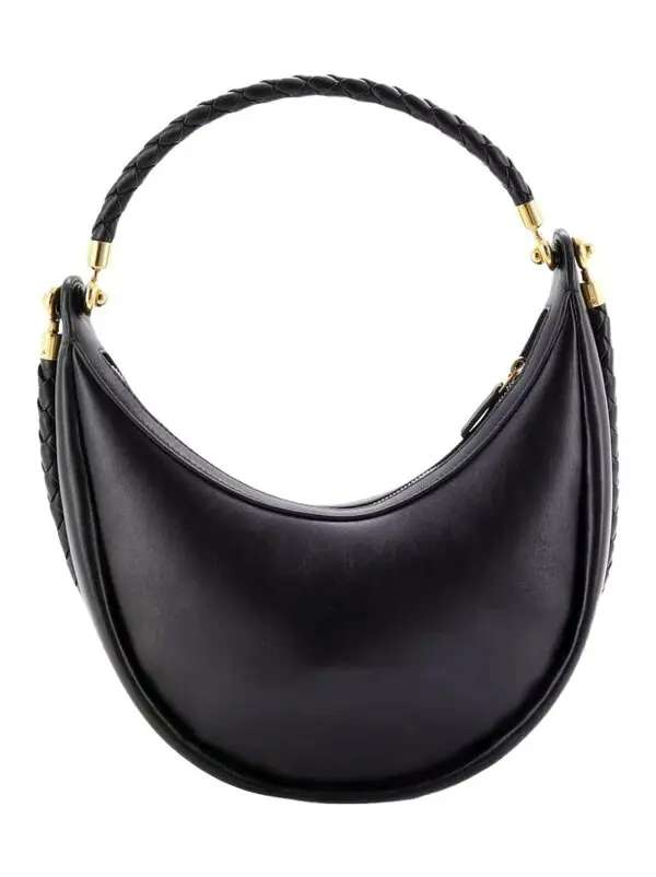 Bottega Veneta Hula Hoop Leather Hobo Bag - Black