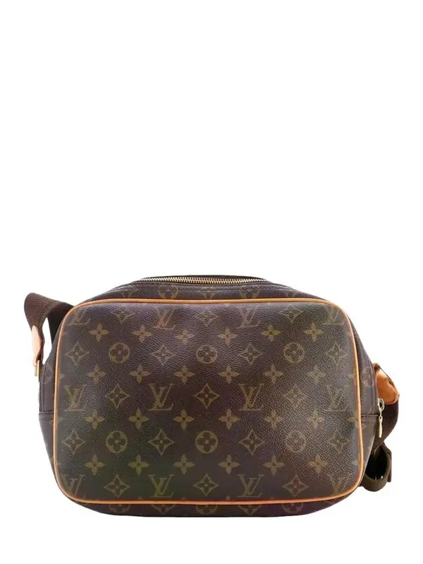 LOUIS VUITTON Monogram Canvas Pm Reporter Bag - Brown