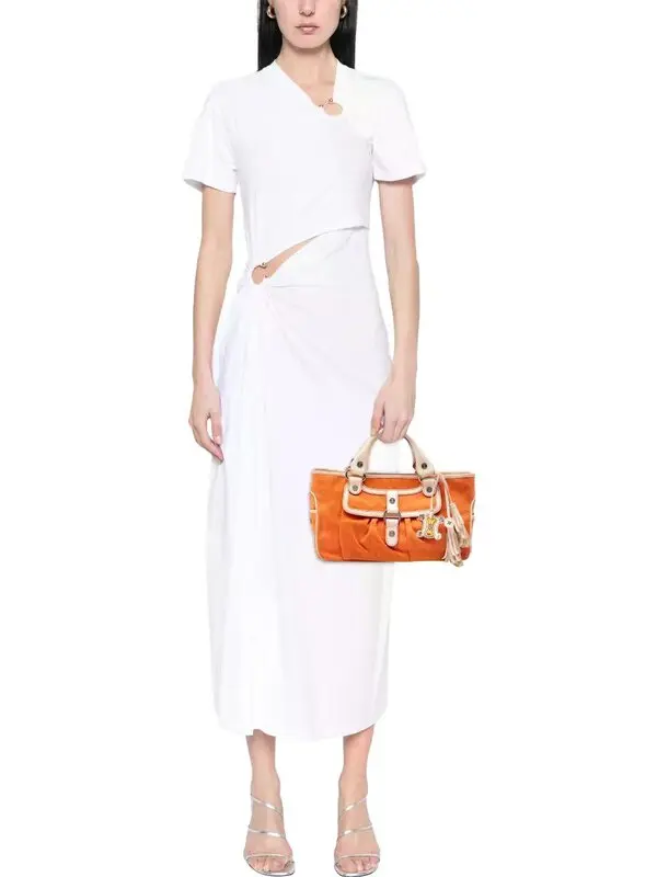 Celine Canvas Boogie Handbag - Orange