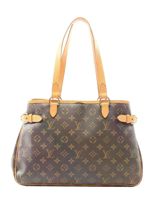 LOUIS VUITTON Monogram Batignolles Horizontal Tote Bag - Brown