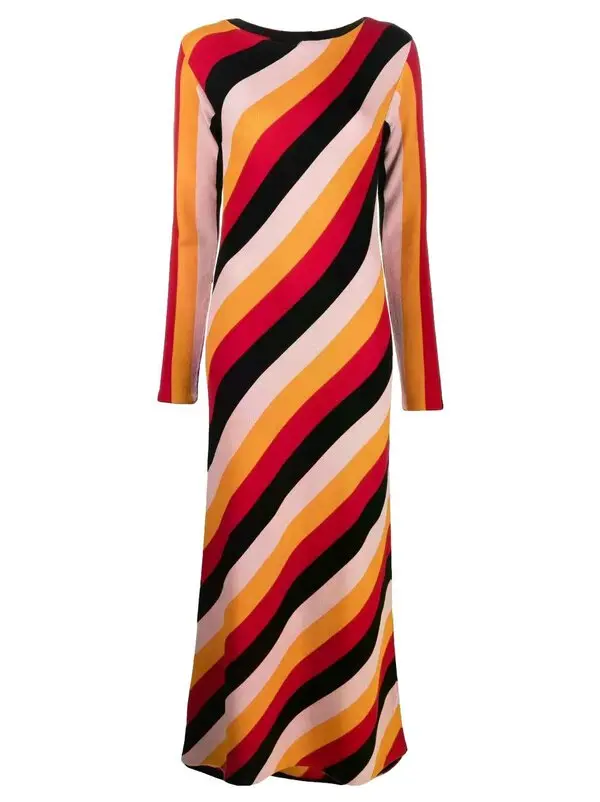 La DoubleJ Swing Knitted Maxi Dress - Black