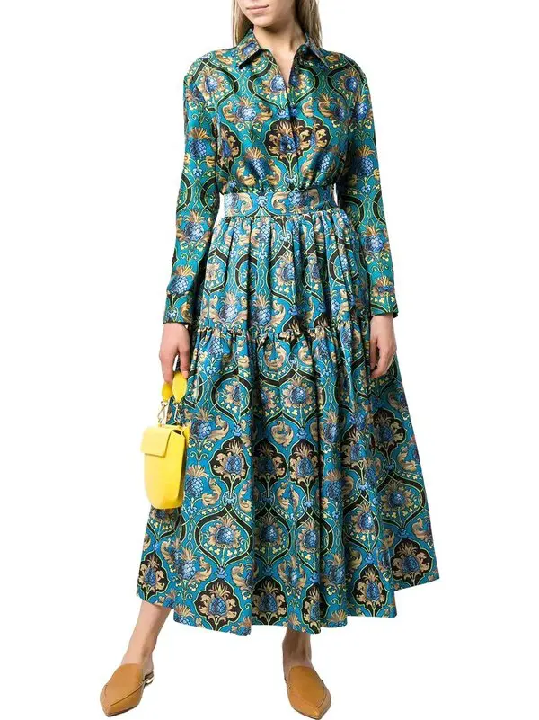 La DoubleJ Printed Radzmir Skirt - Blue
