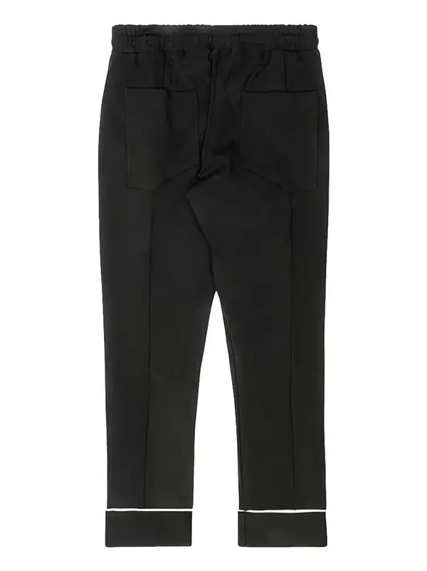 Rhude Contrasting-trim Track Pants - Black