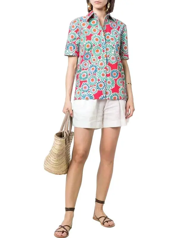 La DoubleJ Clerk Short-sleeve Shirt - Red