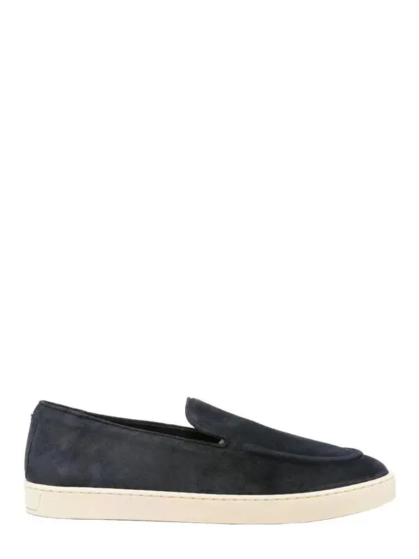 Canali Suede Loafers - Blue