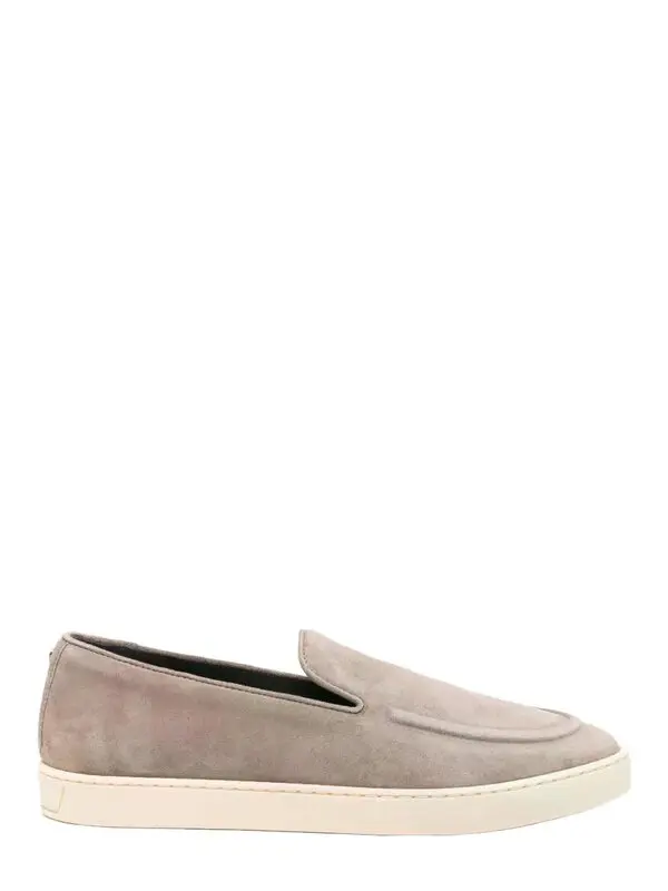 Canali Suede Loafers - Grey