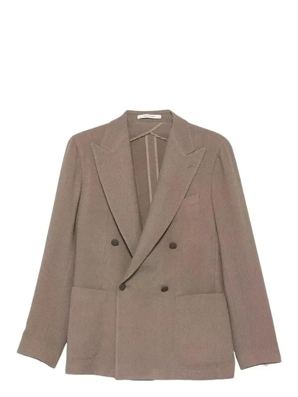 Tagliatore Double-breasted Jacket - Brown