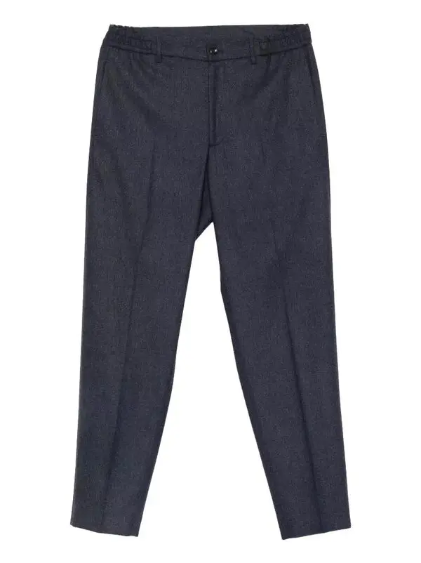 Tagliatore Elasticated Waistband Trousers - Blue