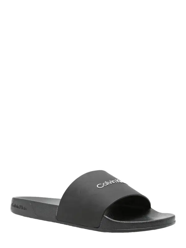 Calvin Klein Detail Slides - Black