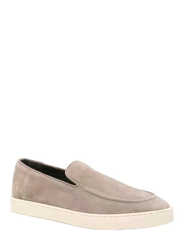Canali Suede Loafers - Grey