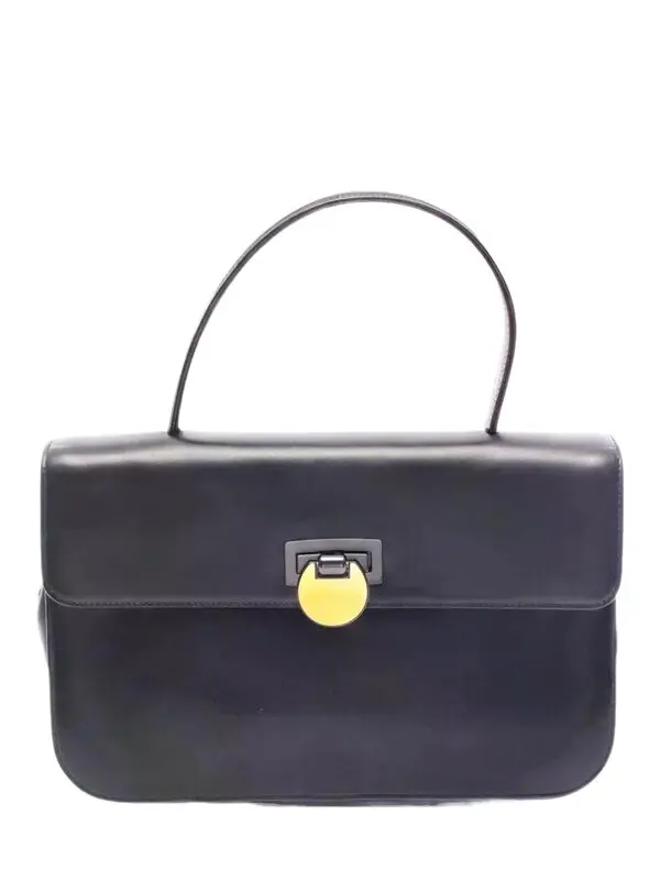 Givenchy 2000s Leather Tote Bag - Black