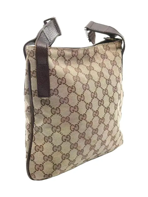 Gucci 2000s Gg Canvas Shoulder Bag - Neutrals
