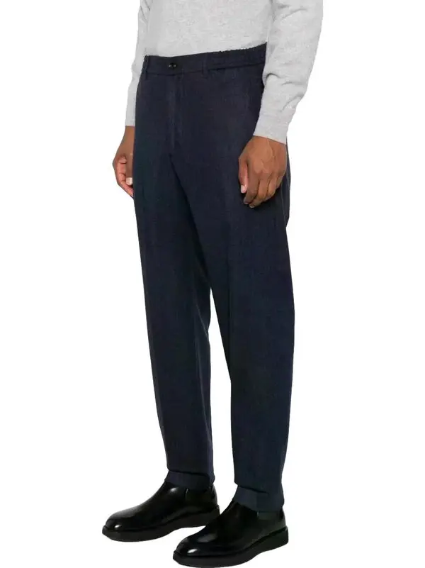 Tagliatore Elasticated Waistband Trousers - Blue