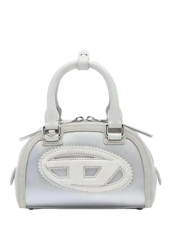 DIESEL® 1dr Mini Dome Crossbody Bag - Grey