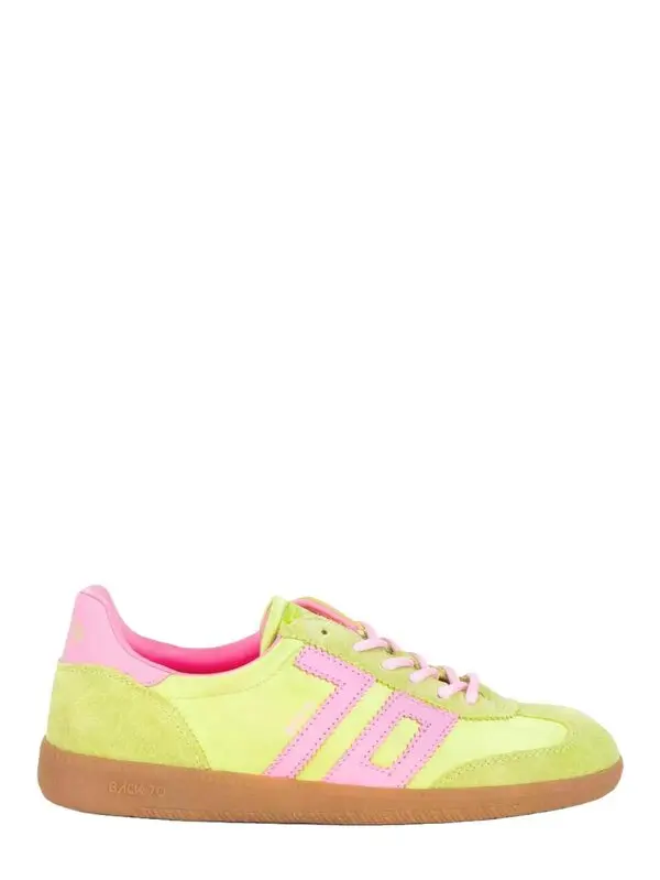 BACK 70 Ghost Logo-patch Sneakers - Yellow