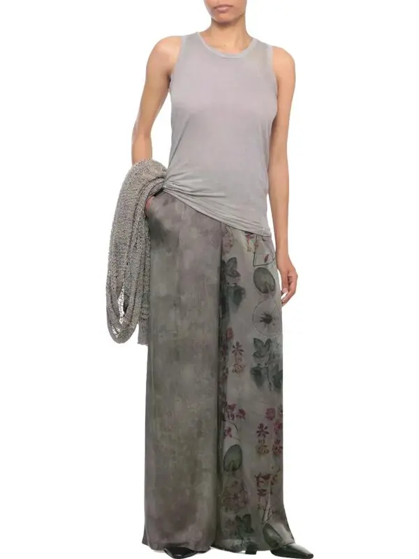 Avant Toi Sleeveless Round Neck Vest - Grey