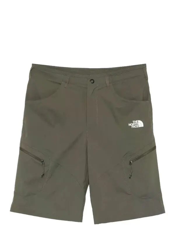 The North Face Logo-print Zip-pocket Shorts - Green