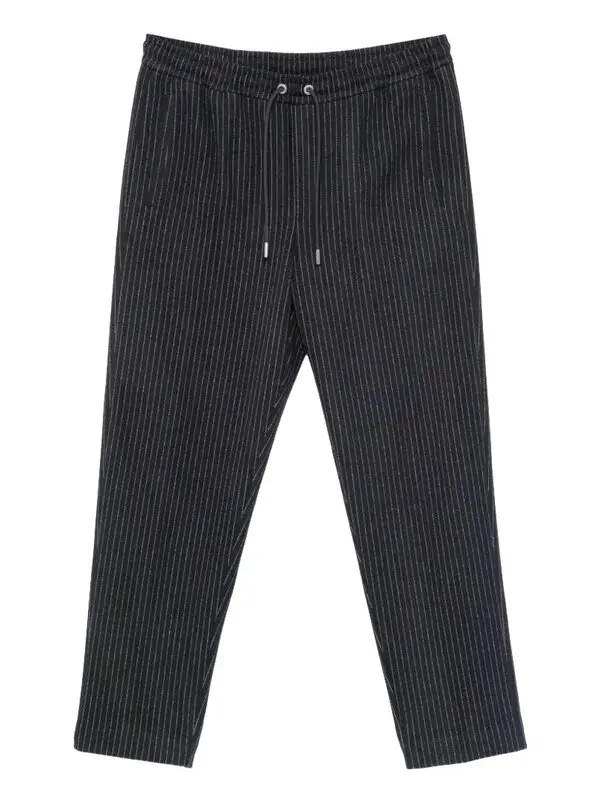 Mackage Pinstripe Drawstring Waist Trousers - Blue