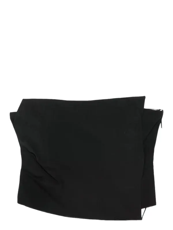 SIR. Rivoli Pinstripe Bandeau Top - Black