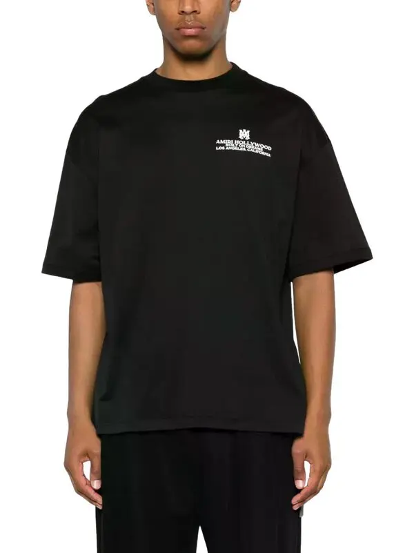 Amiri Built On Dreams Logo-print T-shirt - Black