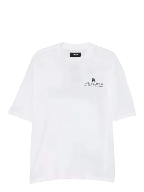 Amiri Build On Dreams Logo-print T-shirt - White