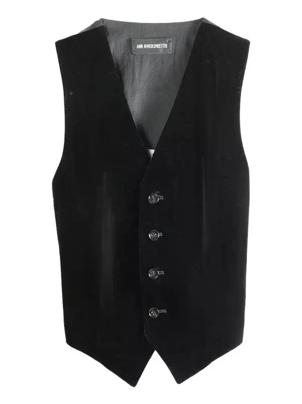 ANN DEMEULEMEESTER Stanse Waistcoat - Black