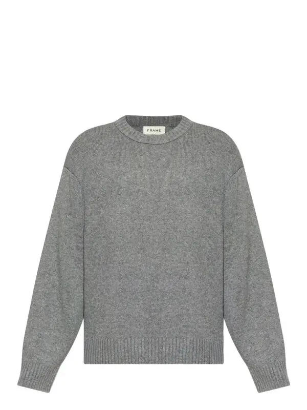 FRAME Cashmere Crew Neck Sweater - Grey