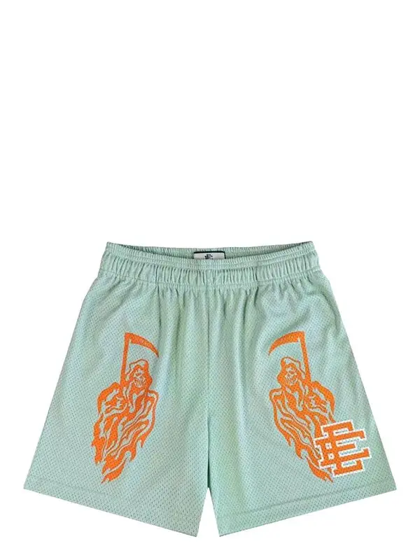 ERIC EMANUEL X Warren Lotas Mesh Shorts - Green