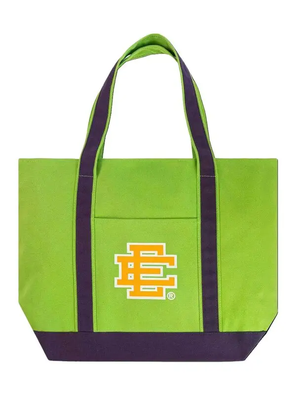 ERIC EMANUEL Logo Print Tote Bag - Green