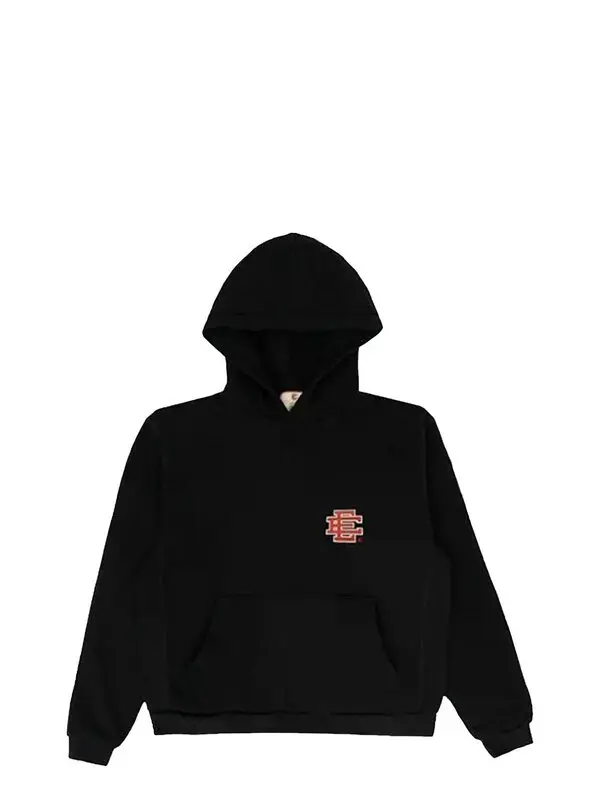 ERIC EMANUEL Logo Print Hoodie - Black