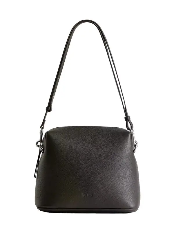 YU MEI Ch'lita Leather Shoulder Bag - Black