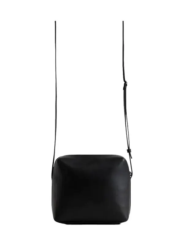 YU MEI Kaye Leather Cross Body Bag - Black