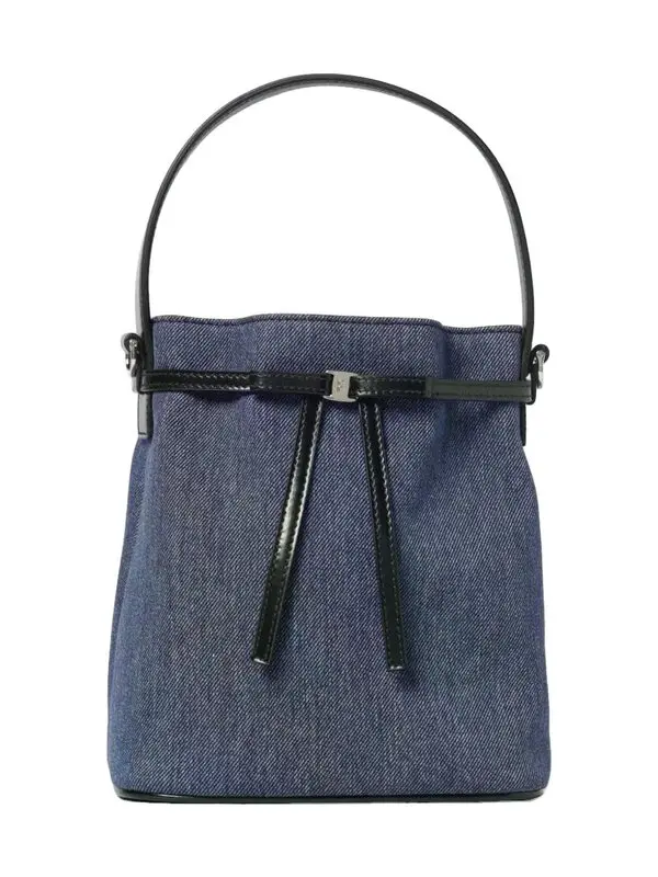 FERRAGAMO Mini Bucket Bag - Blue