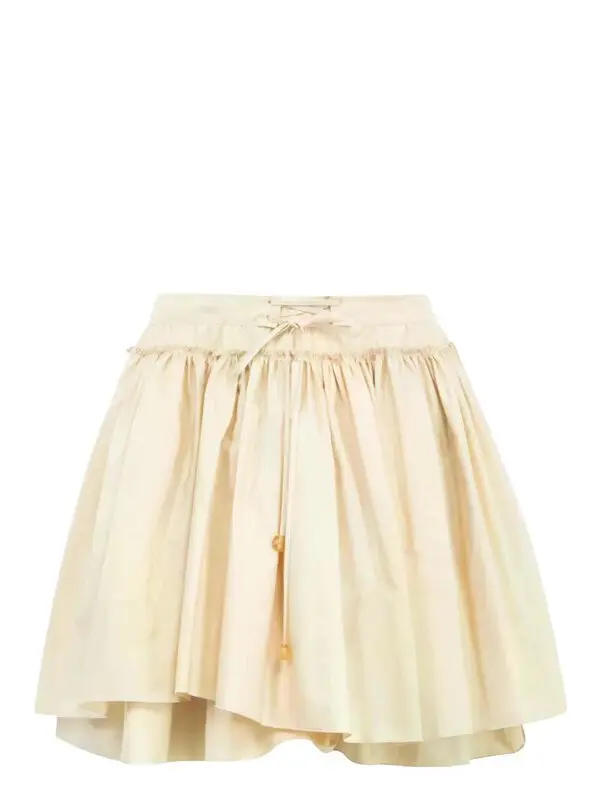 Loewe Layered Mini Skirt - Neutrals