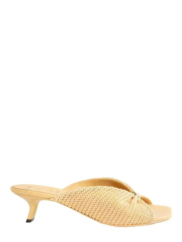 Loewe Raffia-effect Sandals - Neutrals