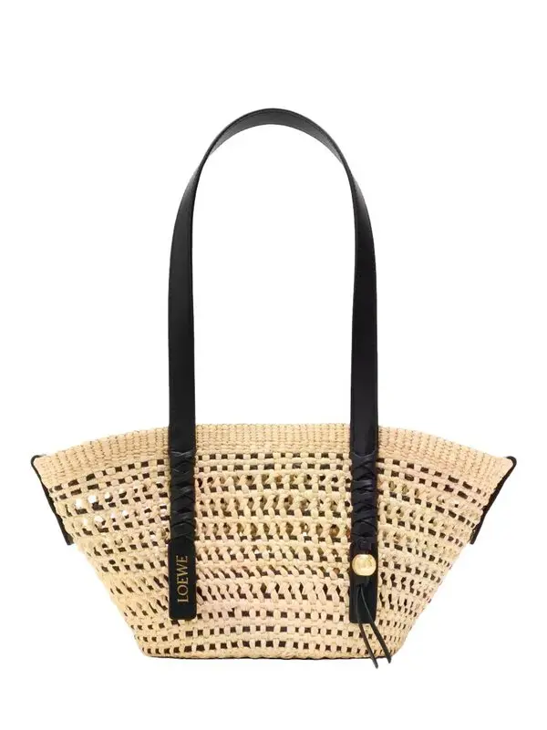 Loewe Braided Basket Tote Bag - Neutrals
