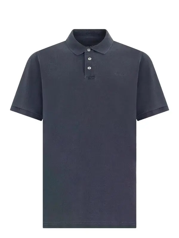 Gant Logo-embroidered Polo Shirt - Blue