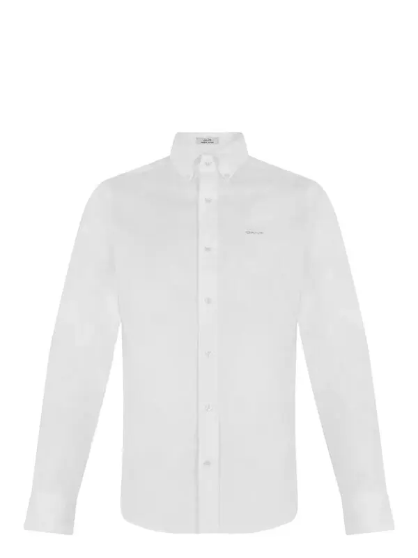 Gant Long-sleeve Cotton Shirt - White