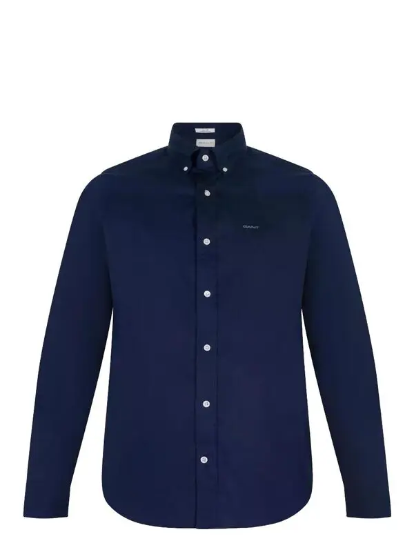 Gant Slim-fit Button-down Shirt - Blue