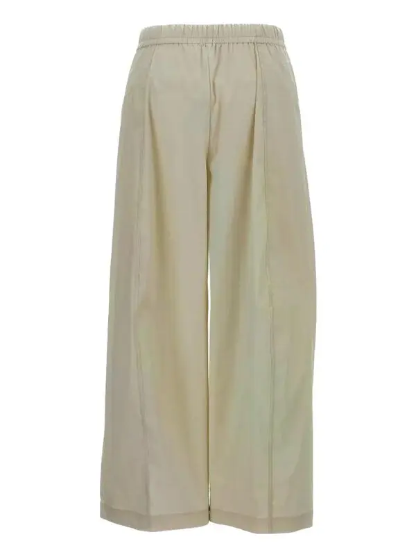 RTW Elasticated Wide-leg Trousers - Neutrals
